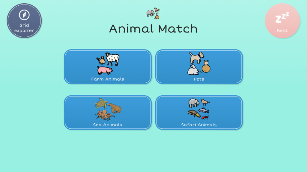 Simple Animal Matching Game Online Grids Simple Animal Matching Game Online Grids